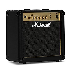 Marshall Amps Guitar Combo Amplifier, 3.5mm Jack, Black (M-MG15G-U)