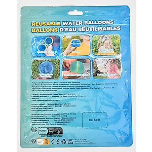 Tlitlimom Reusable Water Splash Balloon, 1 Count, Outdoor, Unisex, Suitable for Swimming Pool, Beach, Park, Yard, No Clean Hassle, Easy to Fill, Mesh Bag Included, Unique Design