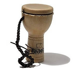 Miniature Djembe Drum Christmas Tree Ornament or Rear View Mirror Hanger - QUALITY