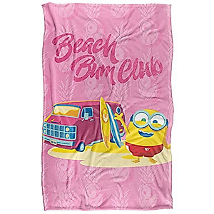 Minions Beach Bum Bob Silky Touch Super Soft Throw Blanket 36" x 58"