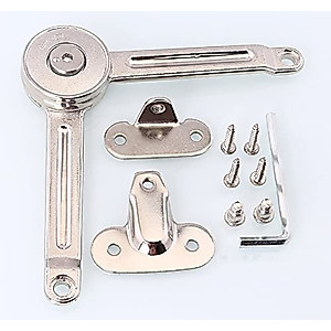 2 Packs [Upgraded] Qrity Cabinet Cupborad Furniture Door Lift Stay Support Hinge Damper - Support Up to 20KG - Opening Angle 75°/90°/110° - Come with Hex Key