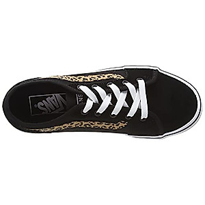 Vans Women's Low-Top Trainers Sneaker, Cheetah Stripe Black White, 8.5