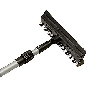 Carrand 9046 8" Squeegee with 36" Steel Extendable Handle, Gray