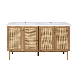 Swiss Madison - well made forever SM-BV666 Classe Bathroom Vanity, 60 Inch, Oak