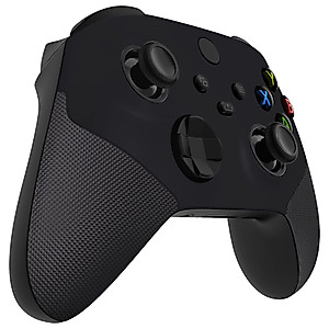 eXtremeRate ASR Version Redesigned Shell for Xbox Core Wireless Controller - Performance Rubberized Grip, Anti Sticks Rubbing Rings - Custom Faceplate for Xbox Series X & S Controller - Black
