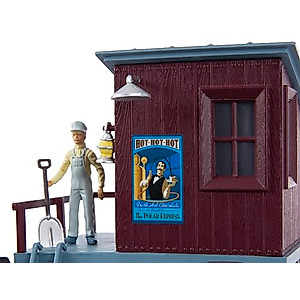 Lionel The Polar Express, Electric O Gauge Model Train Accessories, Barrel Shed (Non-Illuminated, Plastic Barrels, GL)