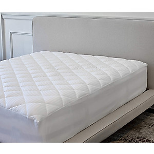 St. Regis Hotels Mattress Pad - Quilted Mattress Topper - Fits Mattresses Up to 18" - King (78" x 80" x 18")