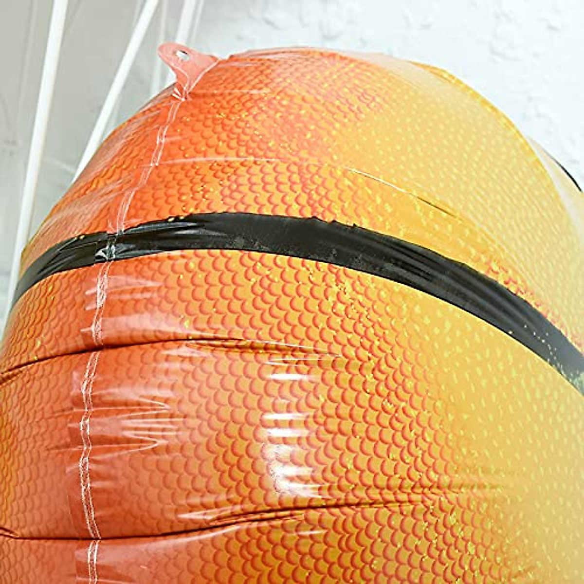 BinaryABC Basketball Mylar Foil Balloons,Sports Theme Party Supplies,10Pcs(18 Inch) (Basketball-1)