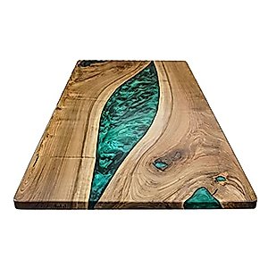 Epoxy Table, Epoxy Resin River Table, Live Edge Wooden Table, Natural Wood, Dining table, Natural Epoxy Table, Resin Table