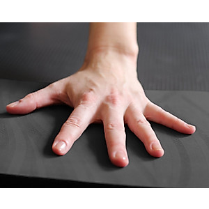 YogaPaws Yoga Knee Pad - Yoga Pad for Knees, Elbows, Wrists, Joint Comfort - Natural Rubber - Black, 9mm