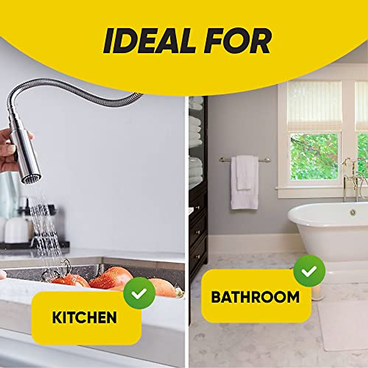 Above Mode – 24 Inch Sturdy Brushed Stainless Steel Towel Bar to Hang Your Towel Smoothly – Wall Mounted & Rust Proof Bathroom Towel Bar