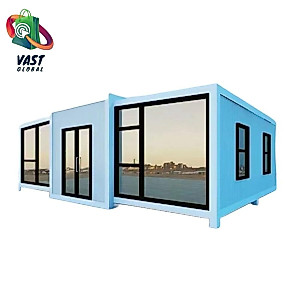 Luxury Tiny Prefabricated House with Bathroom and Kitchen, Waterproof Mobile House, A Versatile and Convenient House (40FT)