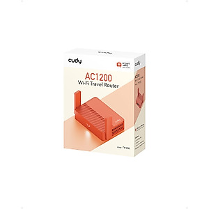 Cudy AC1200 Pocket-Sized Wi-Fi Travel Router, Extender/Repeater for Hotel&Public Network, WISP, VPN Client and Server, USB,TR1200