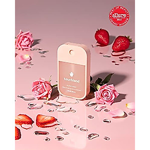 Touchland Glow Mist Rejuvenating Hand Sanitizer | Rosewater Scented | 500-Sprays each, 1FL OZ (Set of 1)