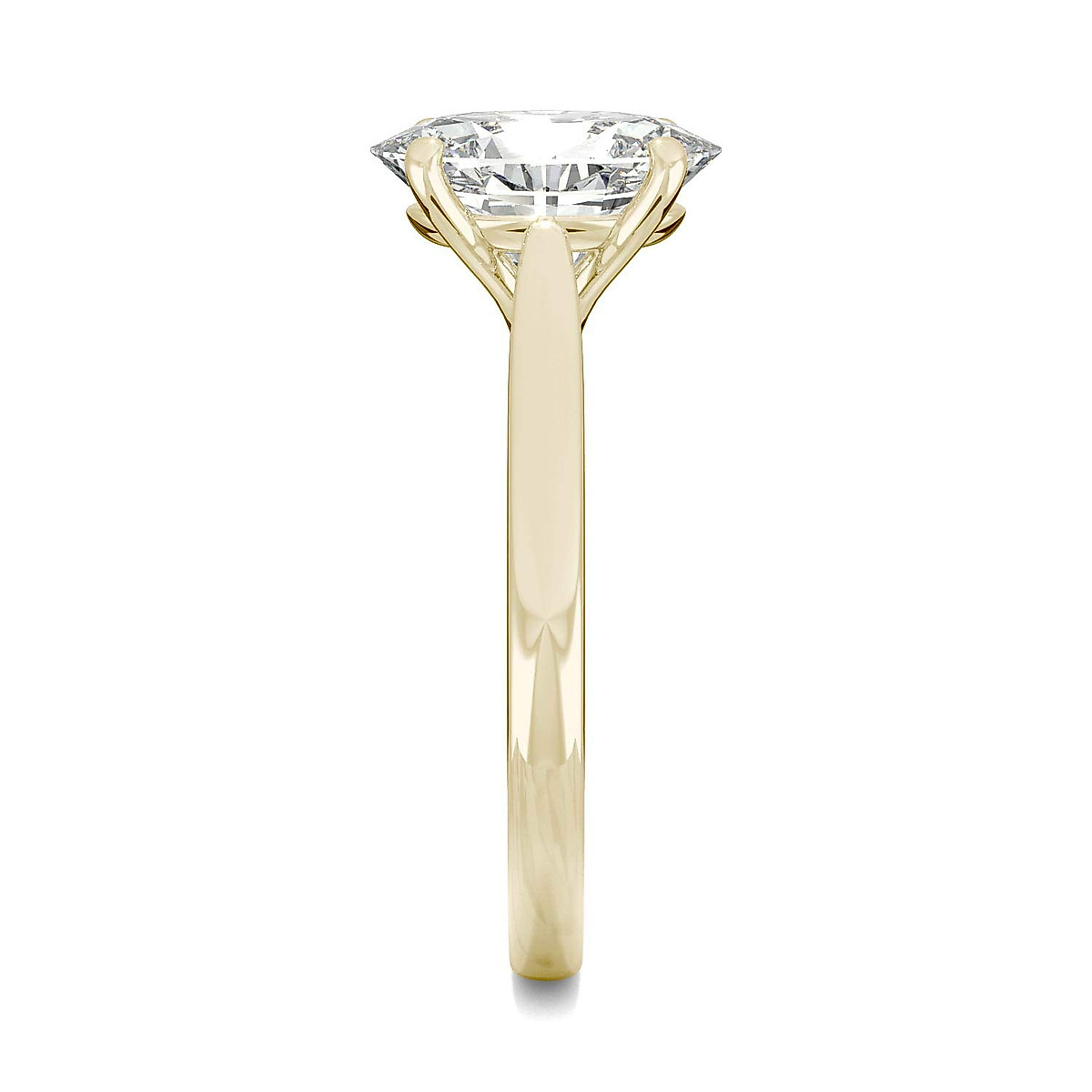 Moissanite by Charles & Colvard 10x6mm Elongated Oval Engagement Ring-size 9 2.30ct DEW