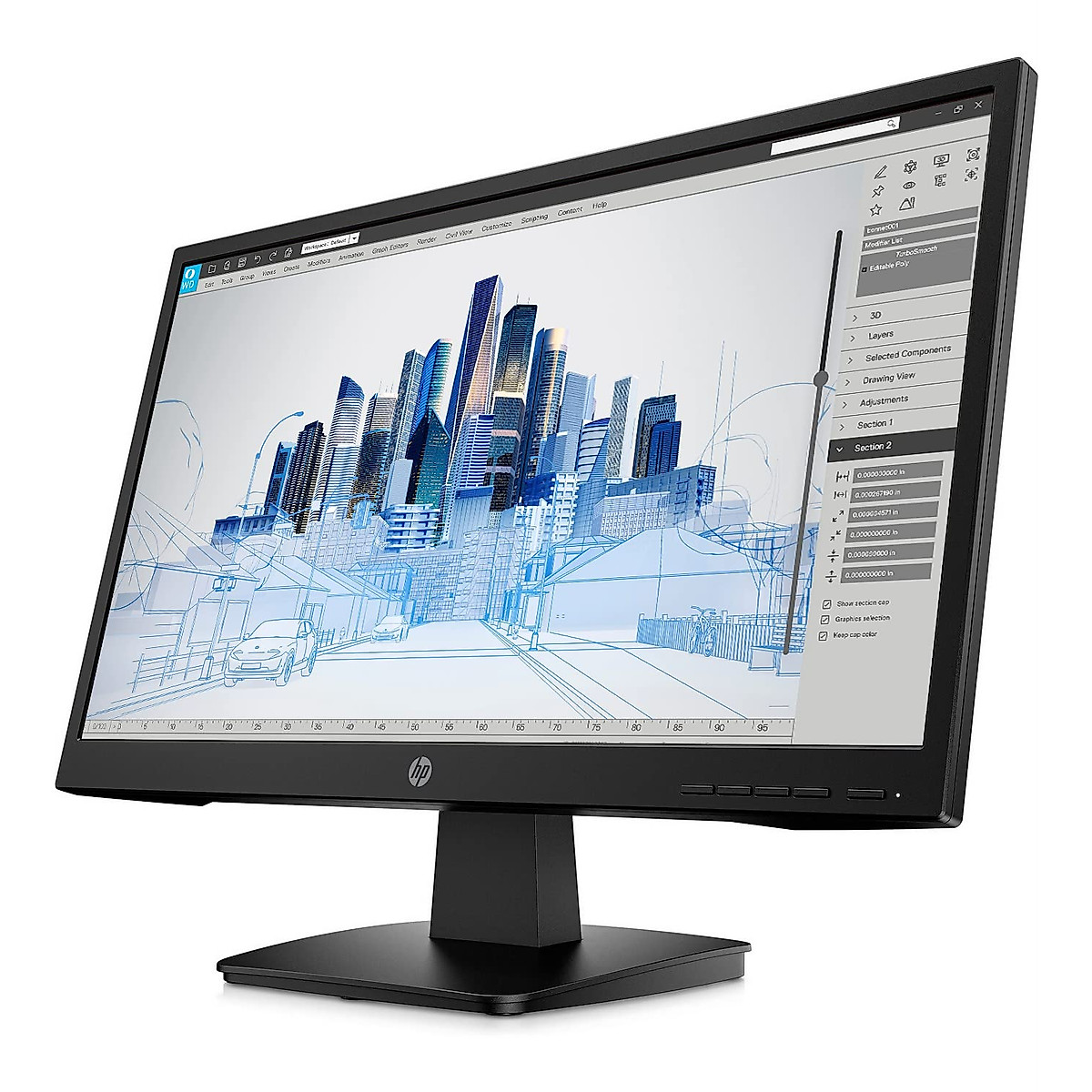 HP Newest P22va G4 Business Monitor, 21.5" Full HD (1920 x 1080) Anti-Glare Display, Onscreen Control, Low Blue Light Mode, HDMI, VGA, VESA Mount, Black (Renewed)