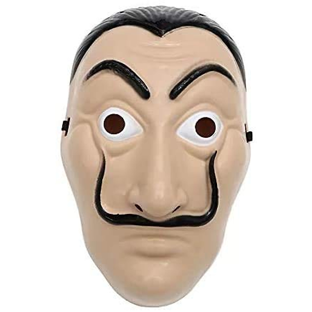 AMARONE Money robbery mask salvador Dali MaskCosplay halloween mask Realistic Movie Prop Face Mask… 2pack
