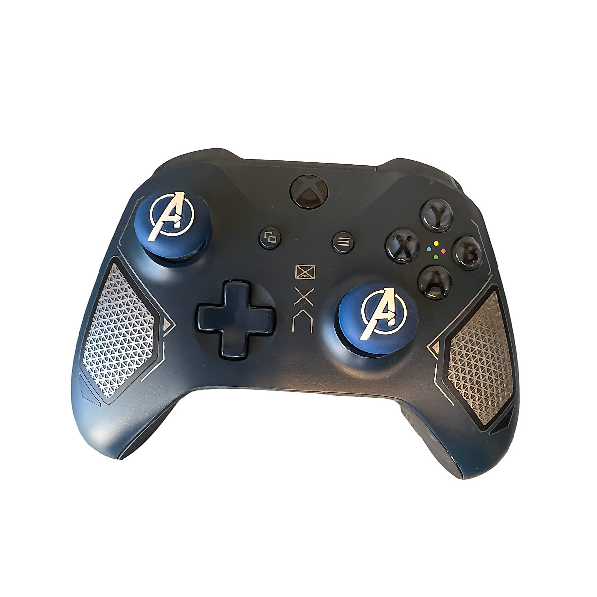Esports Discounts Marvel Comics Controller Thumb Grip Silicone Caps Compatible for Playstation PS5 PS4 PS4 Pro Slim PS3 PS2 Xbox One Series S X Switch Pro Controller - Avengers - Two Controller Pack