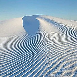 Posterazzi PDDUS32AMA0003 Ripple Patterns in Gypsum Dunes, White Sands National Monument, New Mexico Photo Print, 24 x 18, Multi