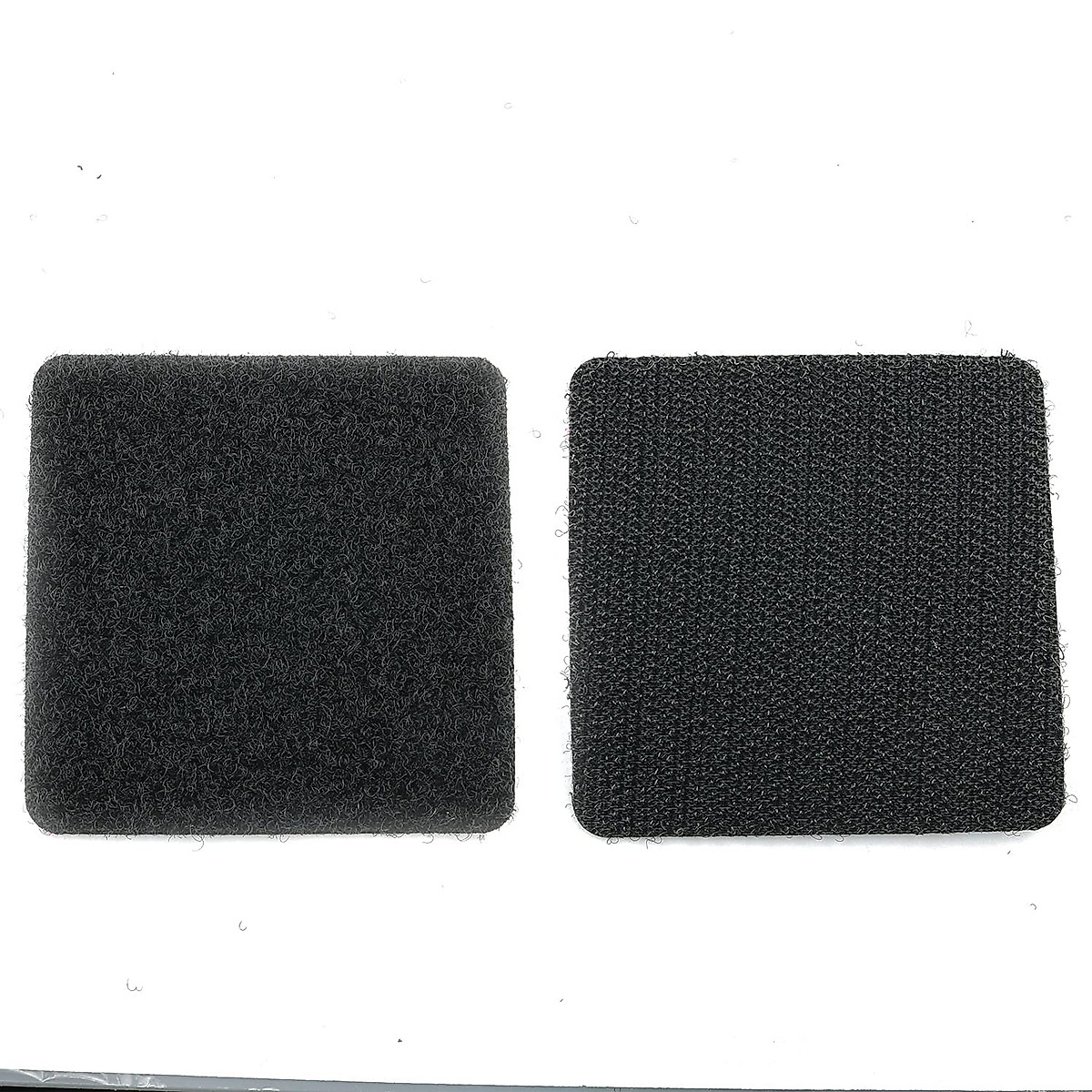 JCBIZ 25pcs Sofa Cushion Sheet Sticker Pads 60x60mm Rectangular Black Sofa Cushion with Adhesive Hook Strips for Sofa, Chair, Double Seat, Bench