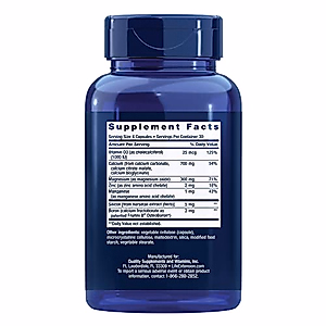 Life Extension Bone Restore – Helps Maintain Healthy Bone Density - Calcium, Vitamin D3, Magnesium, Zinc, Boron and Other Bone-Healthy Minerals - Non-GMO, Gluten-Free – 120 Capsules