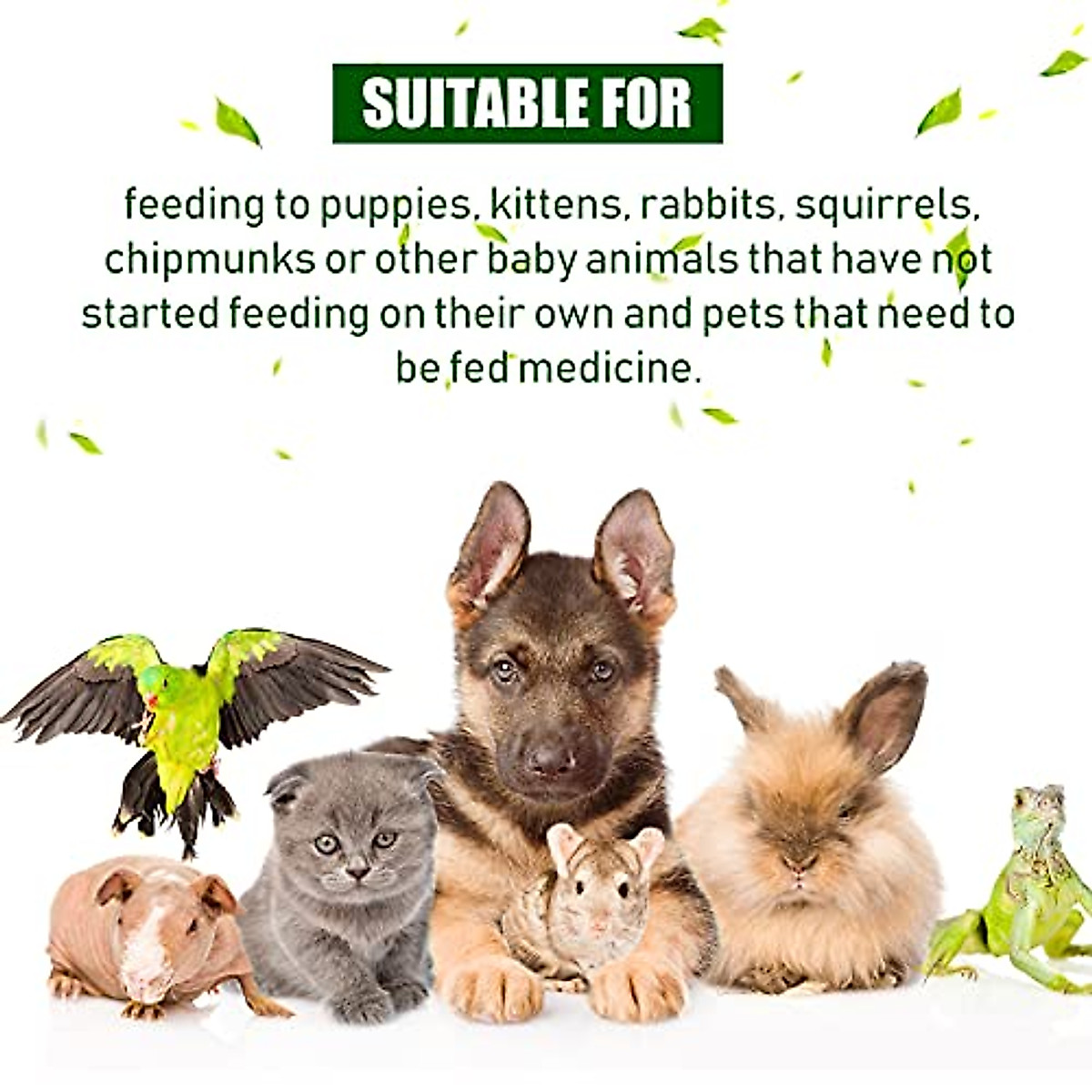 3 Pieces Pet Cat Pill Shooter Dog Syringe Dispenser Reusable Pet Tablet Liquid Feeding Dispenser for Small Animal, 3 Styles