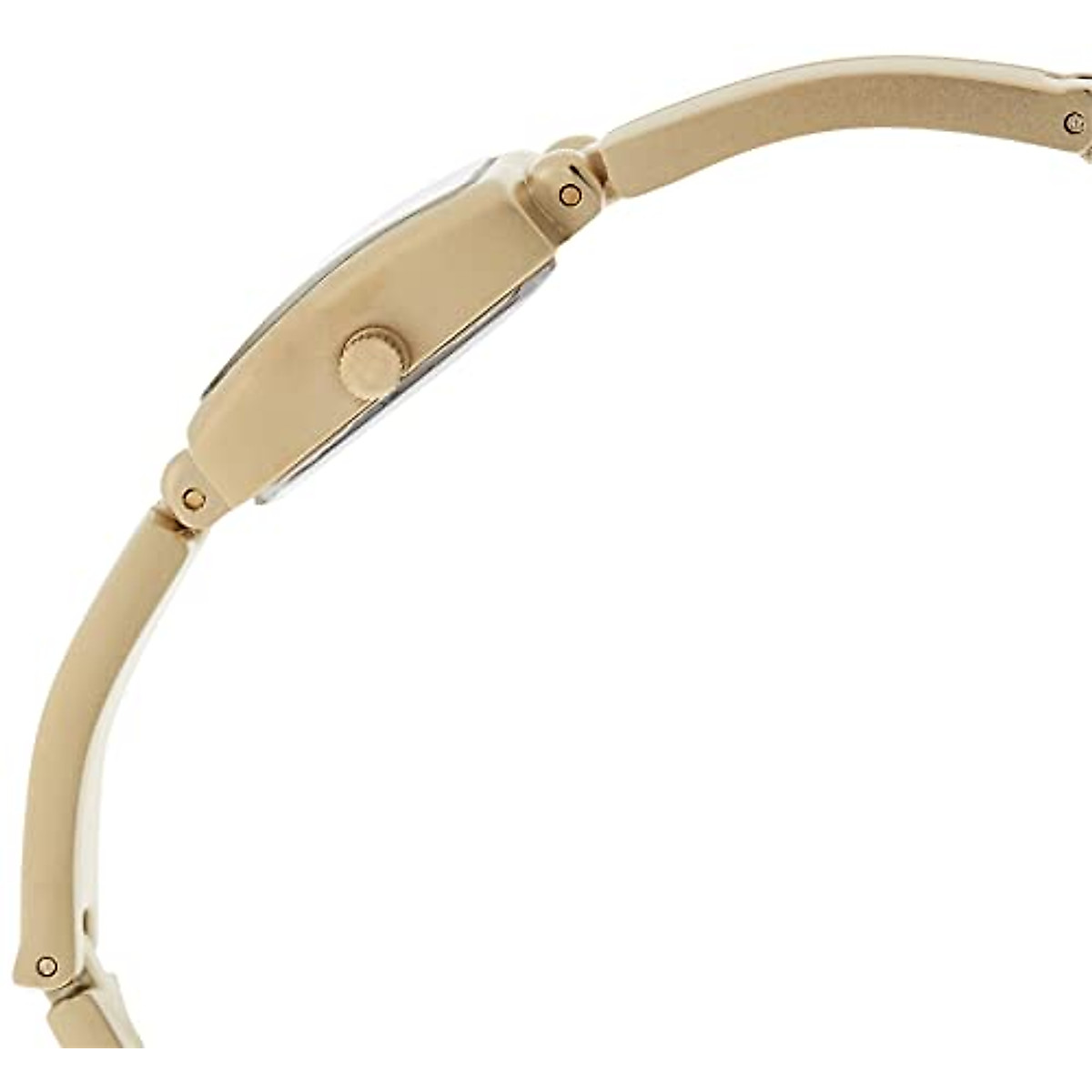 Anne Klein Women's 10-5404CHGB Gold-Tone Dress Watch