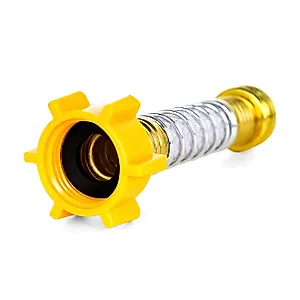Camco Flexible Hose Protector-Eliminates Hose Crimping and Straining at Faucets and Water Connections, Creates Hose Flexibility (22703)