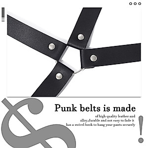 BODIY Men Leather Suspenders Shoulder Belt Strap Tuxedo Wedding Suspender for Groom Groomsmen Fashion Body Harness Accessory