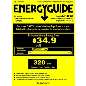 BANGSON Small Fridge with Freezer, 4.0 Cu.Ft, Samll Refrigerator with Freezer, 5 Settings Temperature Adjustable, 2 Doors, Compact Fridge for Apartment Bedroom Dorm and Office, Silver