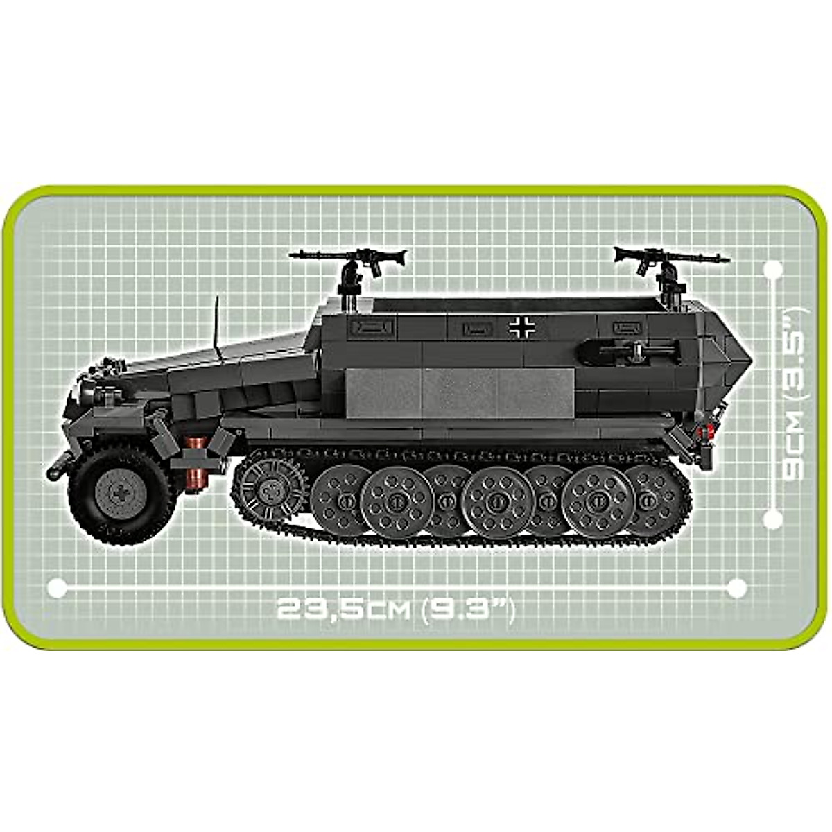 592 Pcs Historical Collection WWII /2552/ Sd.Kfz 251/1 Ausf.A