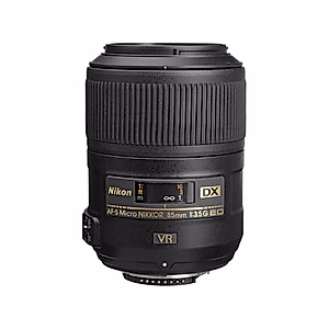 Nikon AF-S DX Micro NIKKOR 85mm f/3.5G ED Vibration Reduction Fixed Zoom Lens with Auto Focus for Nikon DSLR Cameras