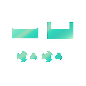 IPG for Cozmo Robot Face Screen Guard KIT Excellent Protector from Unexpected Attacks of Kids and Pets. Include Wheels & Bumpers Decoration Set (Blue Coral)