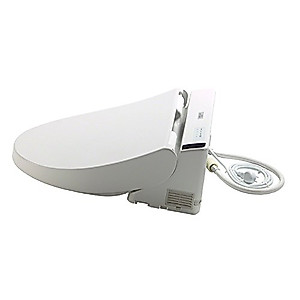 TOTO SW2043#01 C200 WASHLET Electronic Bidet Toilet Seat with Premist and SoftClose Lid, Round, Cotton White