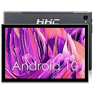 HHC Tablets 10 Inch Android Tablet, 1080p Full HD Touchscreen, Octa-Core Processor, 2GB RAM 32GB WiFi Smart Tablet, 13MP Camera，6000mAh Long Battery Life Tablet, Latest Model 2023, Grey