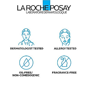 La Roche-Posay Toleriane Purifying Foaming Cream Cleanser for Oily Skin, Daily Face Wash with Ceramides and Niacinamide, Oil-Free, Fragrance Free