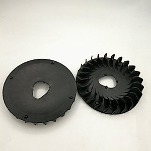 shiosheng 2Pcs/lot Engine Flywheel Cooling Fan for Honda GX200 GX160 GX 200 160 Chinese 168F 5.5/6.5hp Motor 2KW 3KW Generator Water Pumps