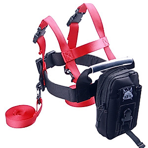 GSM Brands Ski Trainer Harness with Leash for Teaching Kids Skiing Safely