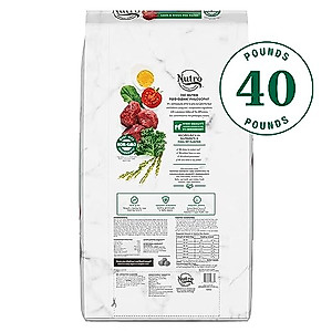 NUTRO NATURAL CHOICE Large Breed Adult Dry Dog Food, Lamb & Brown Rice Recipe, 40 lb. Bag