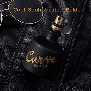 Men's Cologne Fragrance Spray by Curve, Casual Cool Day or Night Scent, Curve Black, 4.2 Fl Oz