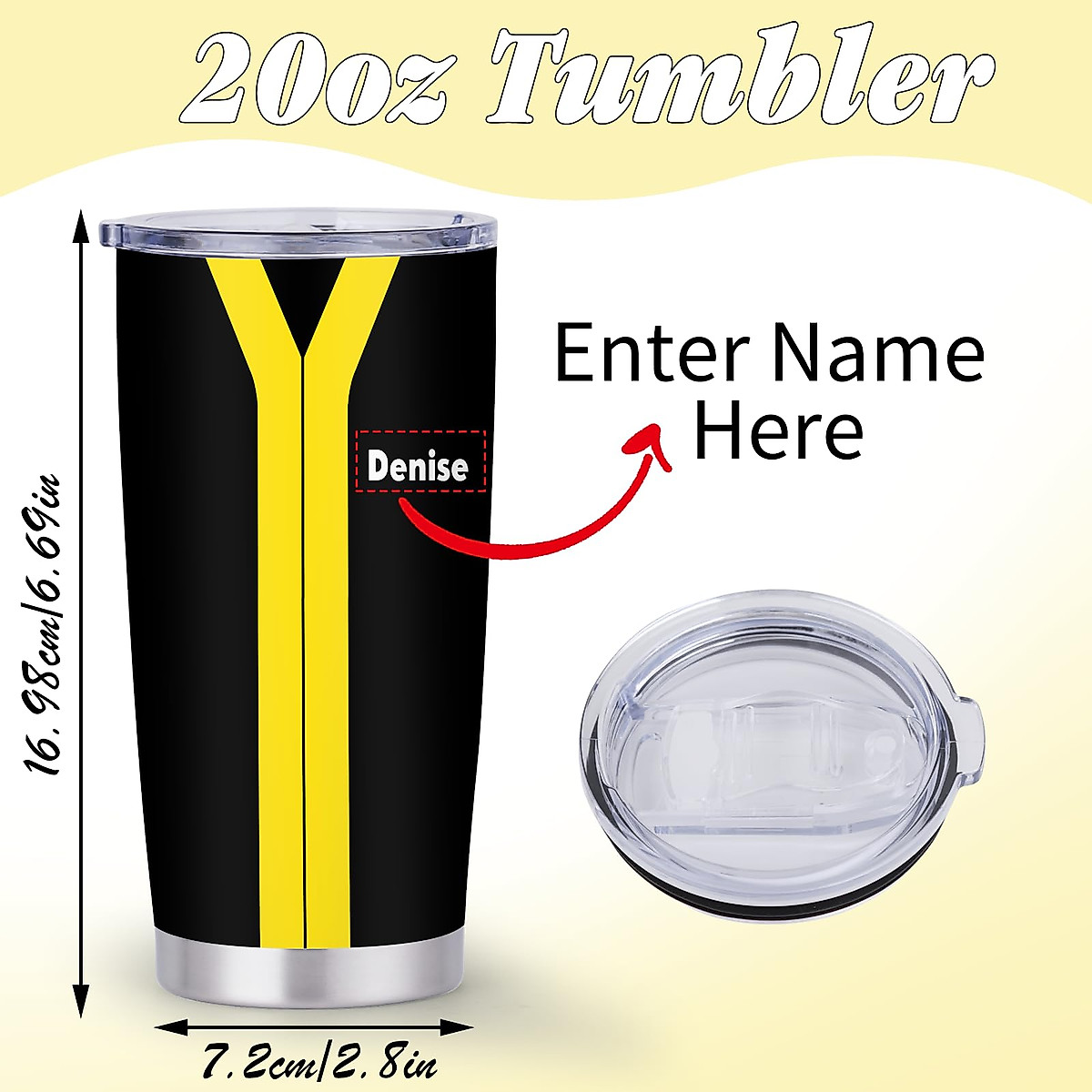Personalized Graduation Tumbler with Name, Class Of 2025 Custom Tumblers, Personalized Graduate Gifts for College Students, Custom Graduation Cups