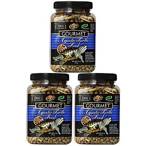 Zoo Med Gourmet Aquatic Turtle Food 6 oz - Pack of 3