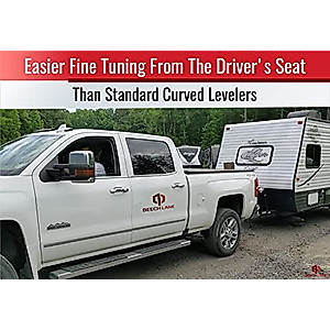 Beech Lane Stackable Camper RV Leveler, Patent Pending Stacking Feature, Fits All Dual Axle Campers Without Cutting, Reduces Steep Curve for Easier Fine Tuning (12" Length- 2 Pack with Carrying Bag)