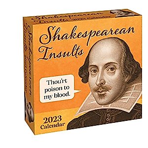 Shakespearean Insults 2023 Day-to-Day Calendar