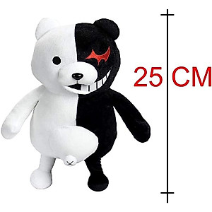 Werycos Plush 35cm 25cm Plush Black White Bear Anime Stuffed Plush Toy