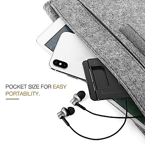MoKo Adjustable Foldable Portable Electronic Device Stand, Compatible with 6-11 Inch Tablets and Phones, Strong and Durable ABS and Rubber Construction, Easy to Adjust and Fold