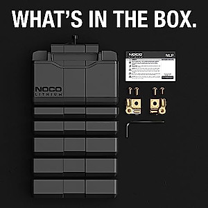 NOCO Lithium NLP14, Group 14, 500A Lithium LiFePO4 Motorcycle Battery, 12V 4Ah ATV, UTV, Jet Ski, 4 Wheeler, Quad, Riding Lawn Mower, Tractor, Scooter, PWC, Seadoo, Polaris and Generator Battery
