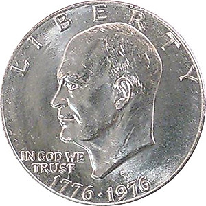 Uncirculated 1976-D Eisenhower "Ike" Dollars -- SCARCE Type I Variety