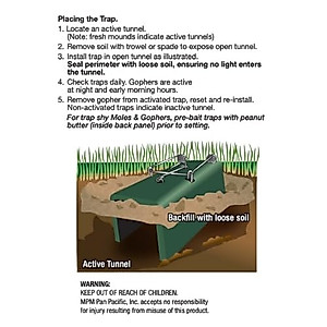 GONZO 5030 Pro Guardian Mole & Gopher Trap