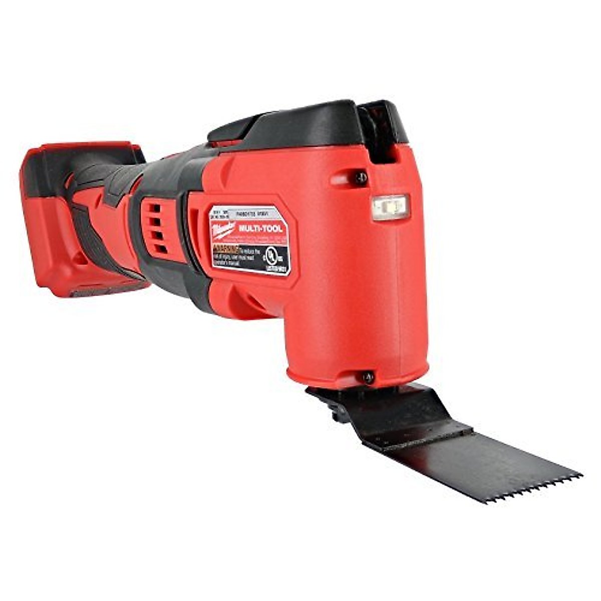 Milwaukee 2626-20 M18 18V Lithium Ion Cordless 18,000 OPM Orbiting Multi Tool with Woodcutting Blades and Sanding Pad with Sheets Included (Battery Not Included, Power Tool Only)